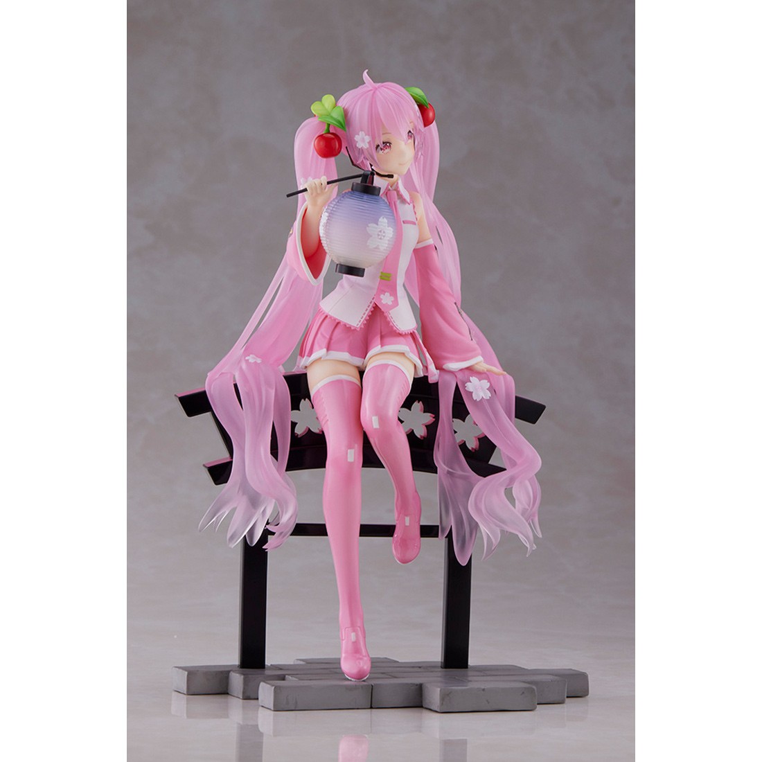 taito hatsune miku sakura miku amp prize figure pink