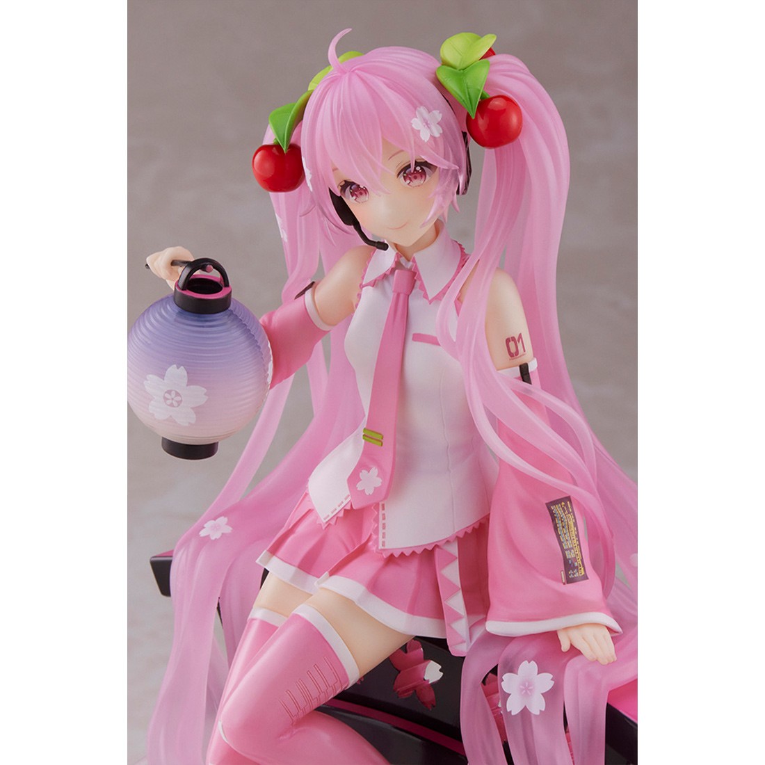 taito hatsune miku sakura miku amp prize figure pink