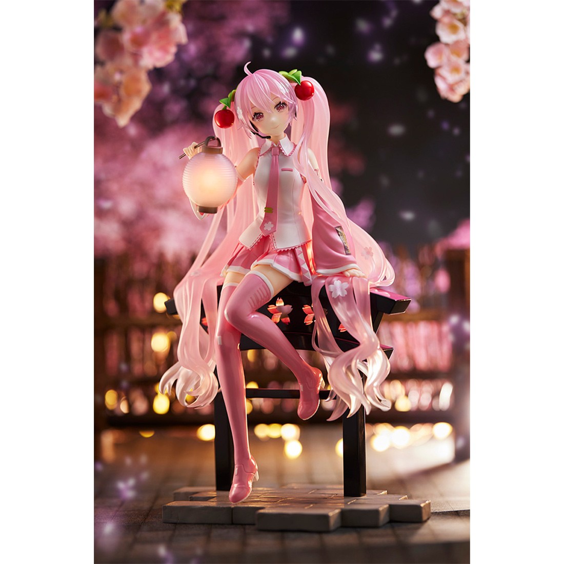 taito hatsune miku sakura miku amp prize figure pink