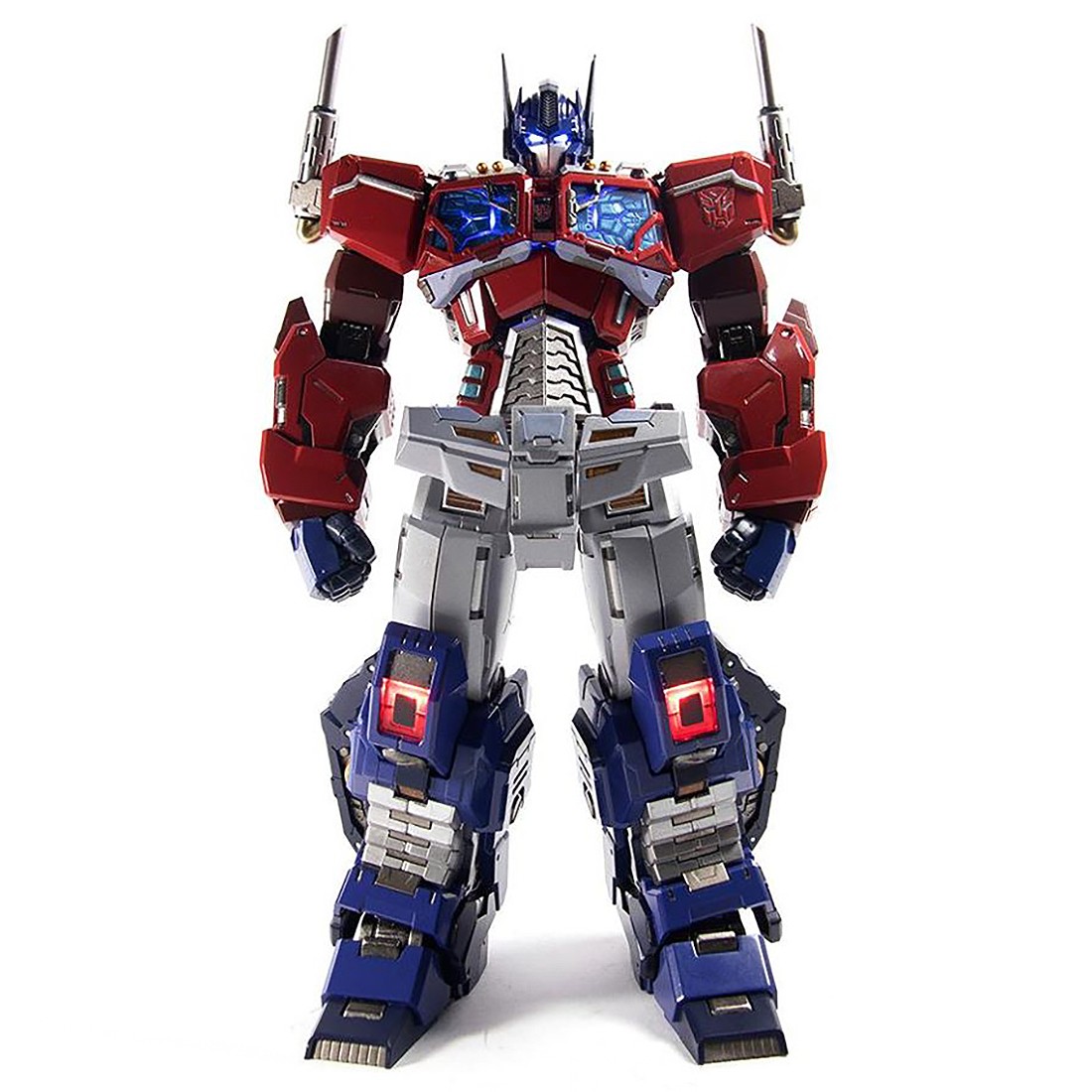 flame toys kuro kara kuri transformers #04 optimus prime figure red