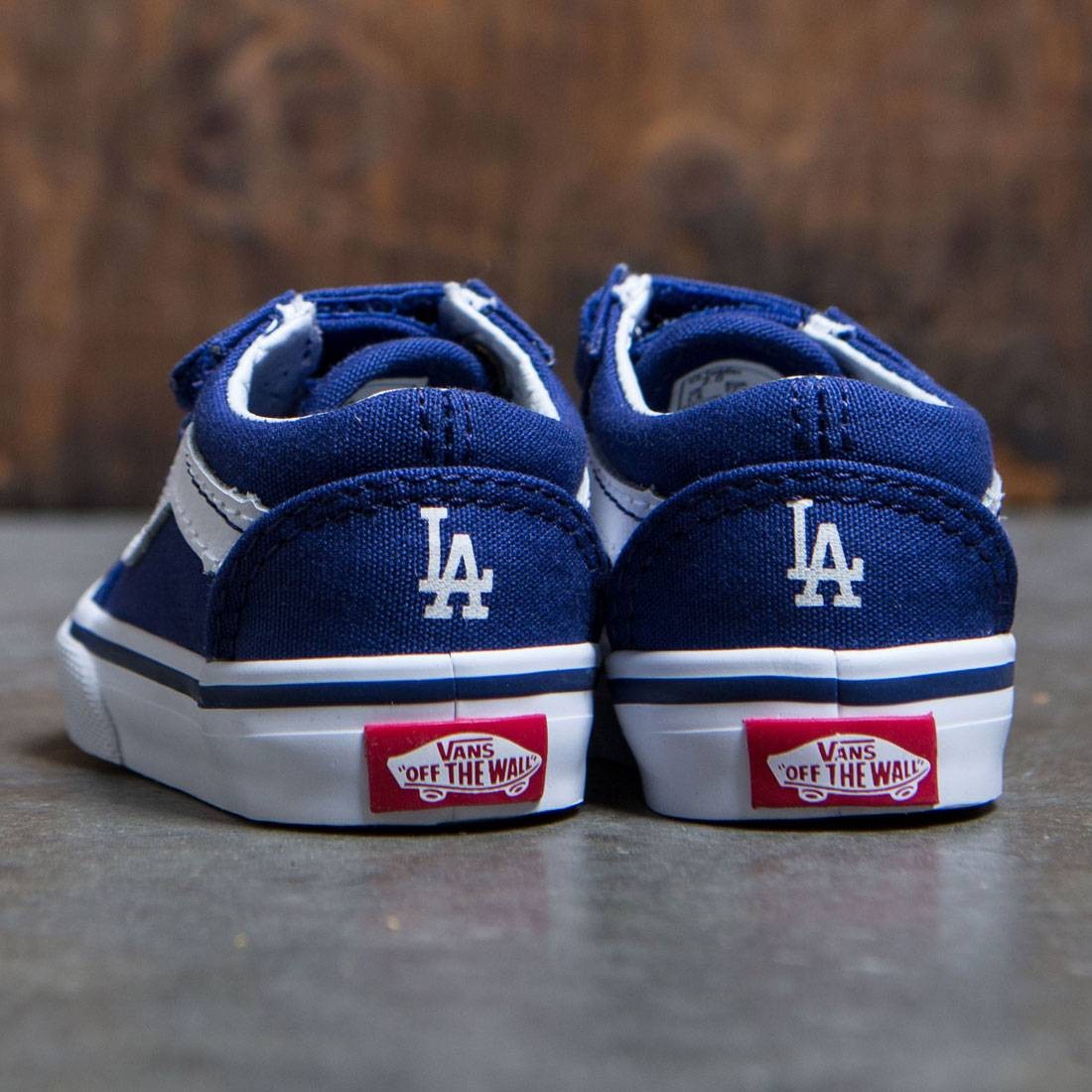 Vans X MLB Los Angeles Dodgers Toddlers Old Skool V Dodgers Blue