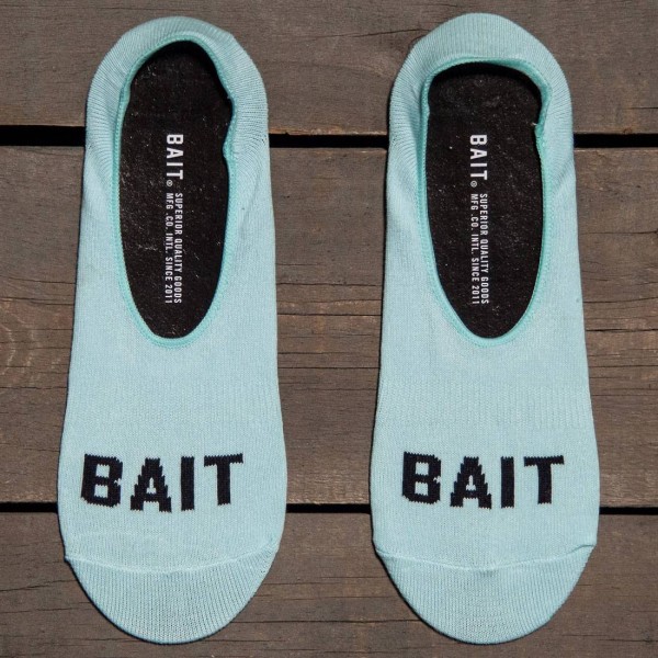 BAIT Logo Low Cut Invisible Socks teal mint