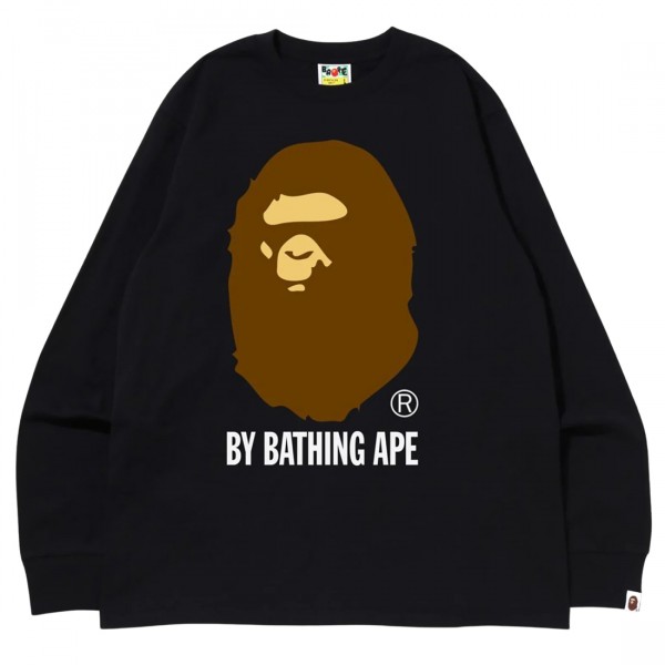 A Bathing Ape Men By Bathing Ape Long Sleeve Tee black