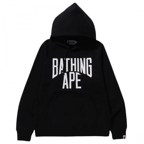 A Bathing Ape Men NYC Logo Pullover Hoodie black