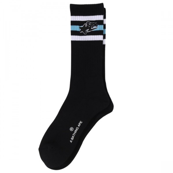 A Bathing Ape Men Bape Sta Socks black