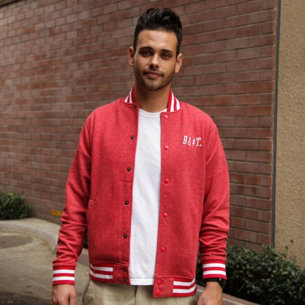BAIT Baseball Jacket (red)