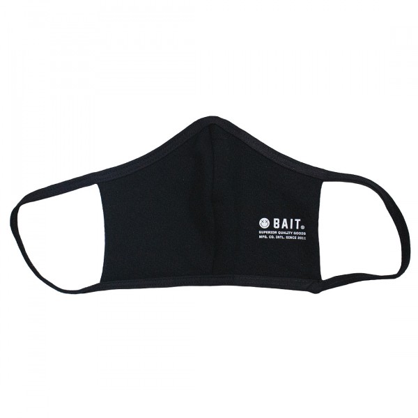 bait stamp logo face mask black