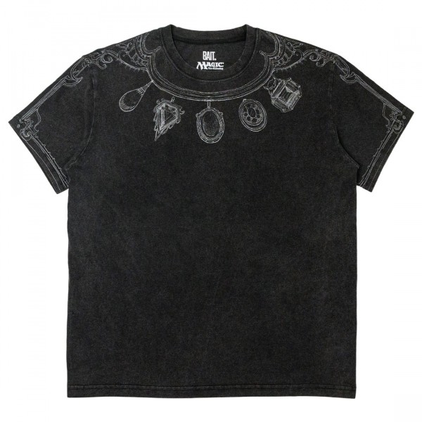 BAIT x Magic The Gathering x Evyn Fong Men Moxes Necklace Tee BW black ...