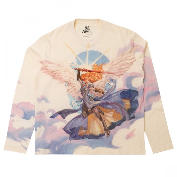 BAIT x Magic The Gathering x Evyn Fong Men Serra Angel Long Sleeve Tee ...