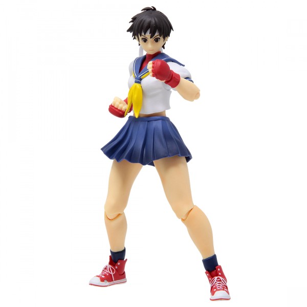 Bandai S.H.Figuarts Street Fighter Sakura Kasugano Figure blue