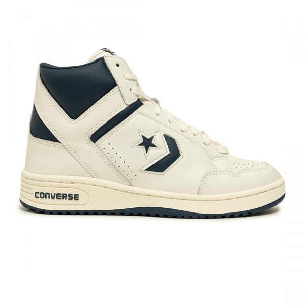 Converse Men Weapon Mid Vintage white navy egret