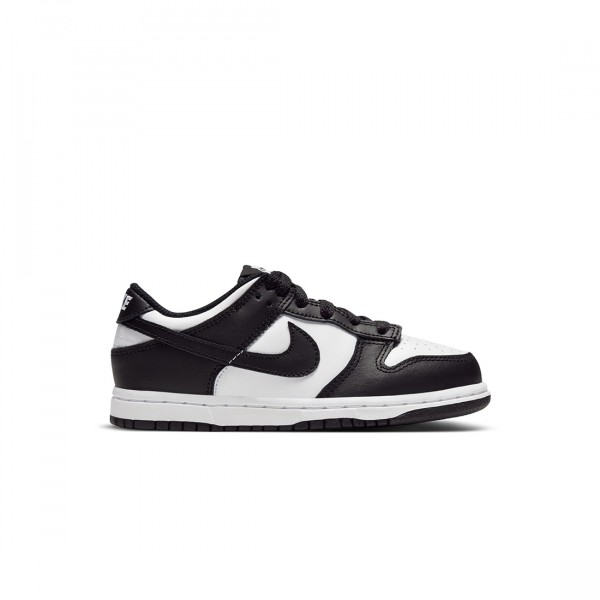 nike little kids dunk low white black white