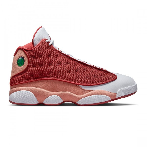 jordan men air jordan 13 retro dune red dune red terra blush white