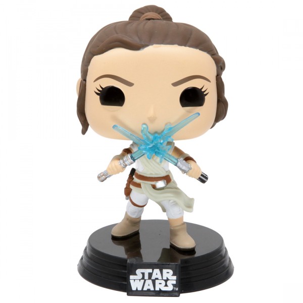 Funko POP Star Wars The Rise of Skywalker - Rey With Two Lightsabers blue
