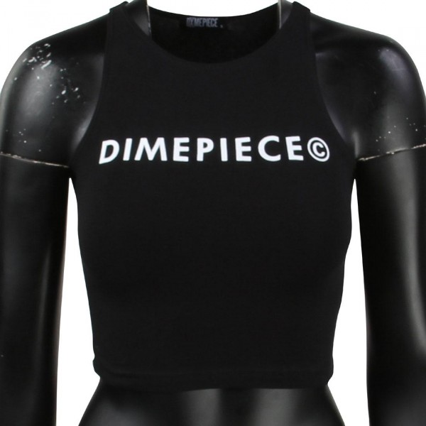 Dimepiece Women Dimepiece Logo Razorback Tee black