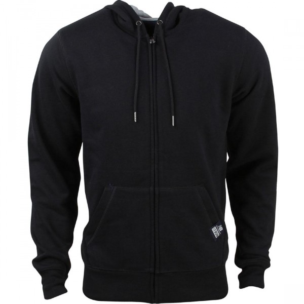 New Balance Men Full Zip Fleece Hoodie black