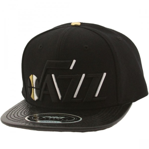 Pro Standard NBA Utah Jazz Wordmark Logo Adjustable Cap black