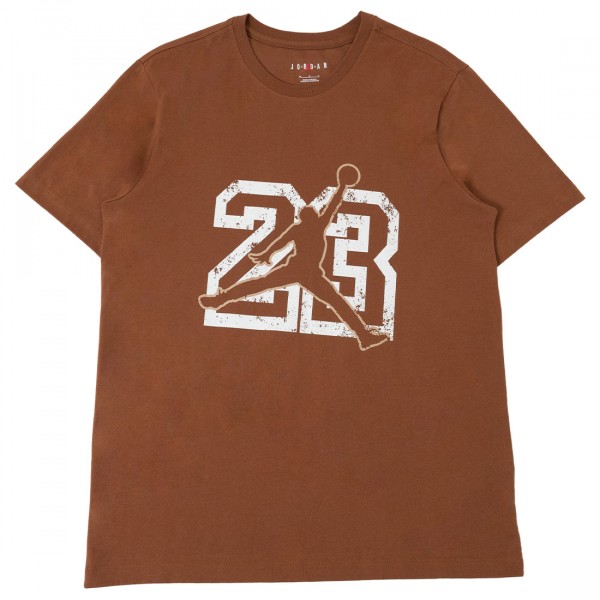 jordan men jordan flight essentials tee lt british tan sail