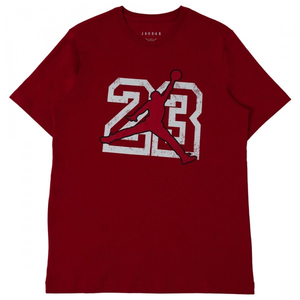 jordan men jordan flight essentials tee gym red white