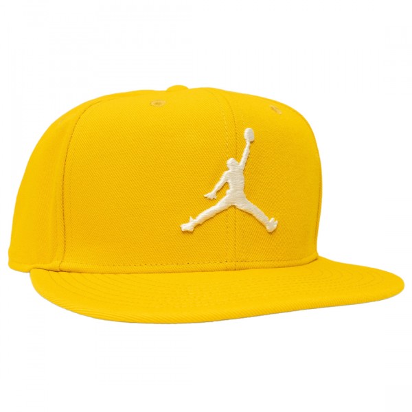 jordan unisex jordan jumpman pro adjustable cap yellow ochre black white