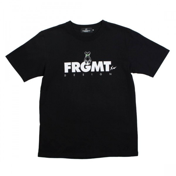 Medicom x Fragment Design Men Be@rtee FRGMT Logo 2019 Tee black