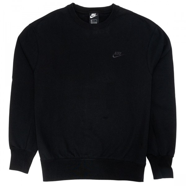 nike men sportswear crewneck black off noir