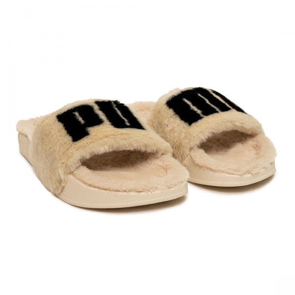 Puma Women Leadcat 2.0 Fuzz WNS khaki eggnog puma black