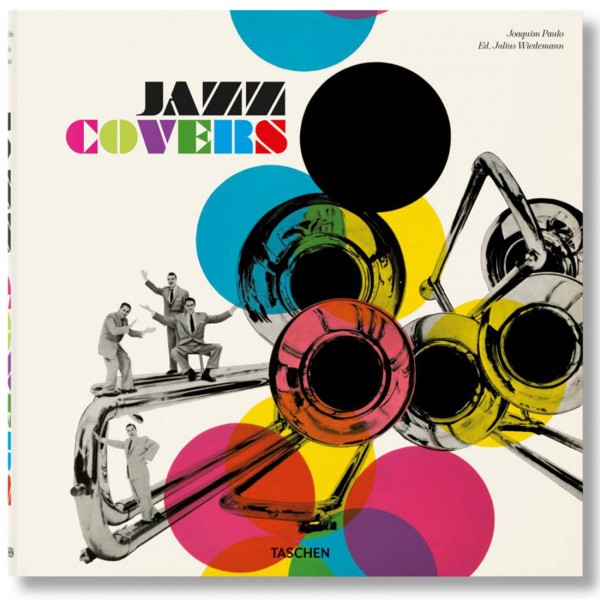 Jazz Covers Hardcover Book white multi