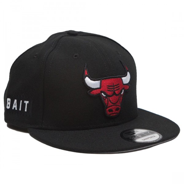 BAIT x NBA X New Era 9Fifty Chicago Bulls OTC Snapback Cap black