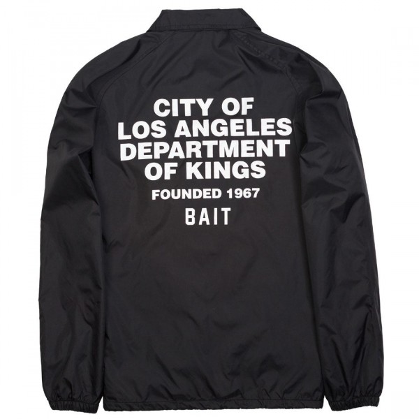 BAIT Men Department Coach Jacket black