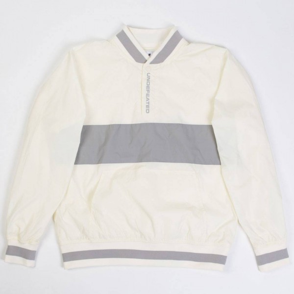 Undefeated Men Nylon Pullover Jacket white