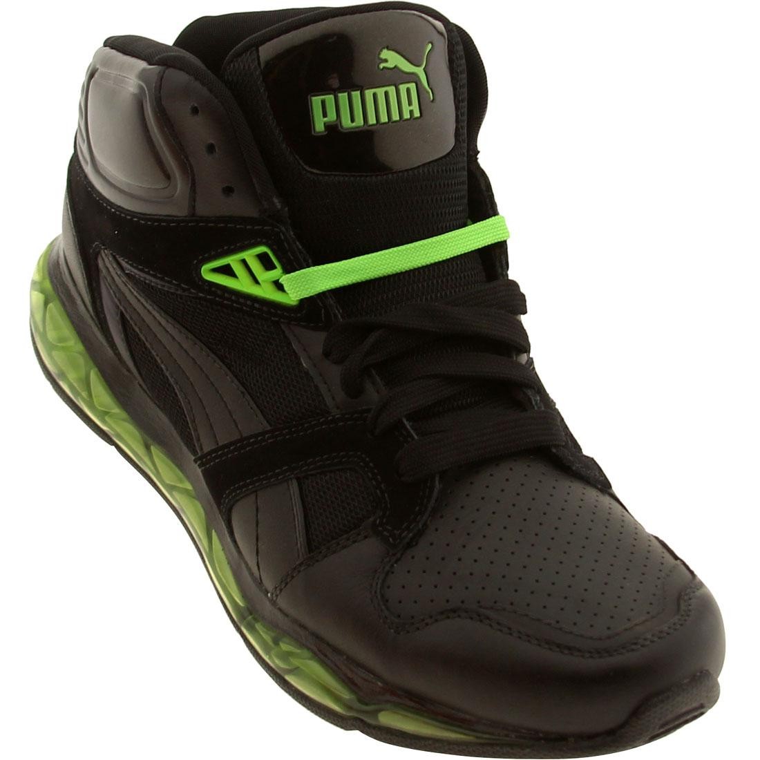Puma XS 850 Tech High (black / lime punch)