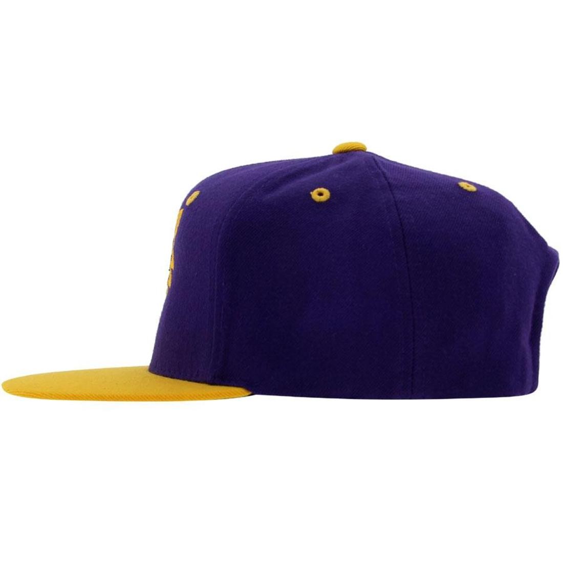 BAIT Tiger Snapback Cap (purple / gold / yellow)