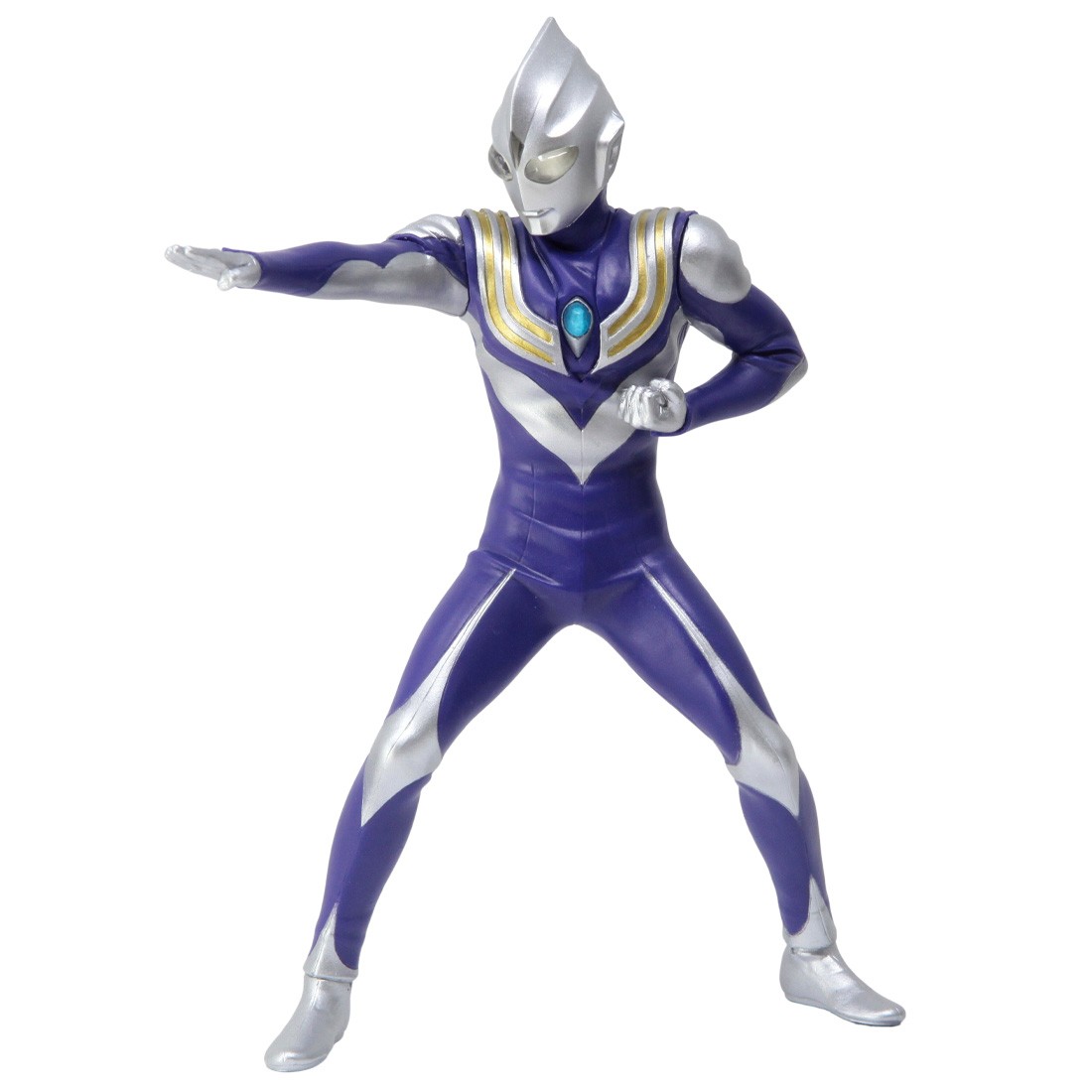 Banpresto Ultraman Tiga Hero's Brave Statue - A Sky Type Figure purple