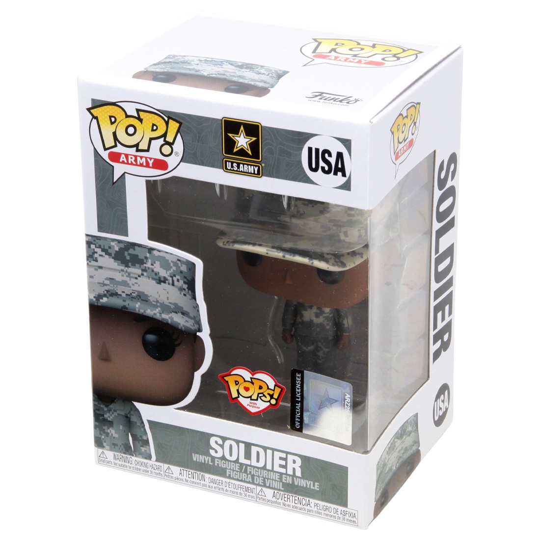 Funko POP Military U.S. Army - Female Soldier Combat Uniform camo