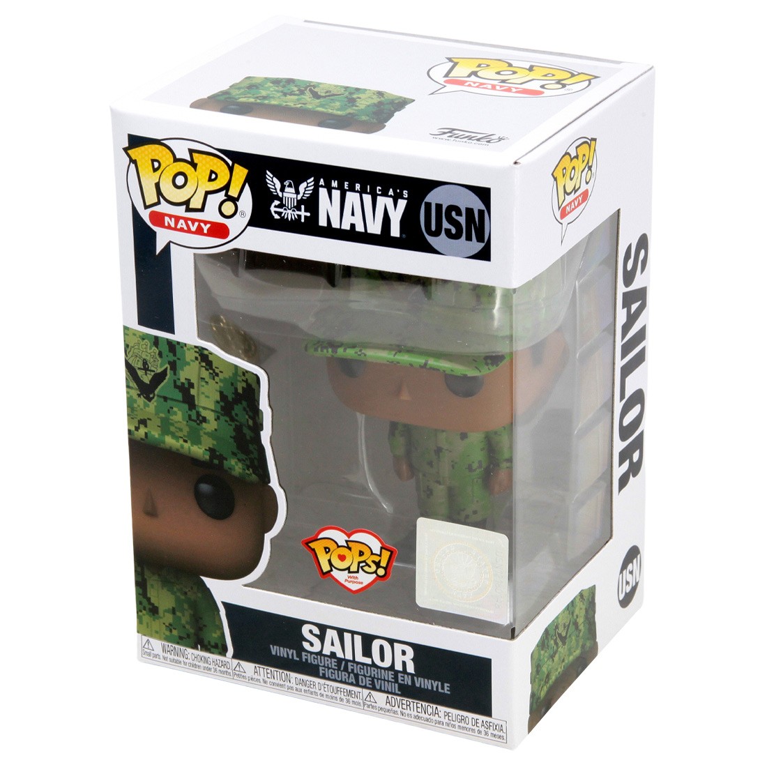 Funko POP Military U.S. Navy - Male Sailor Working Uniform camo
