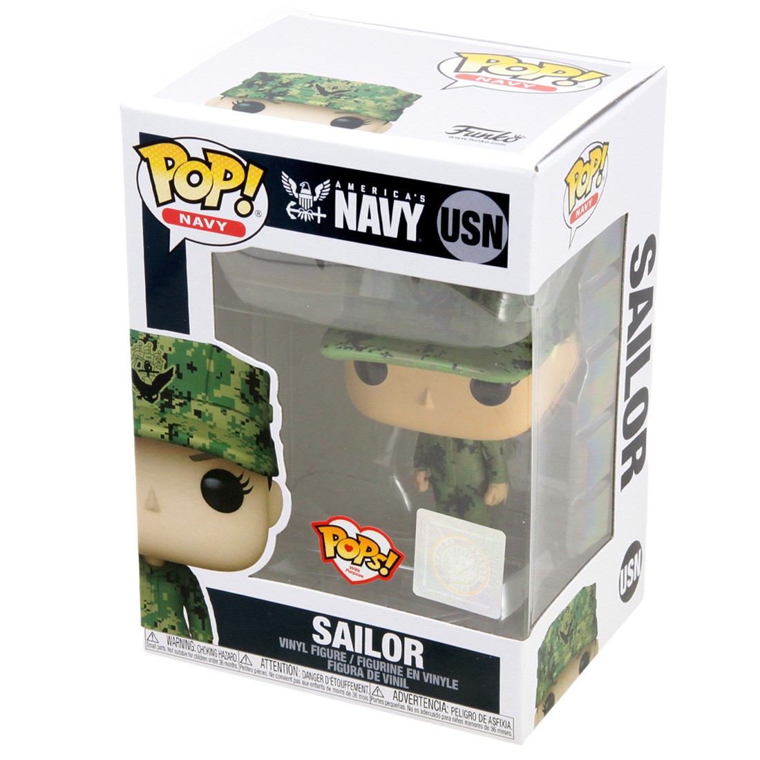 Funko POP Military U.S. Navy - Female Sailor Working Uniform camo