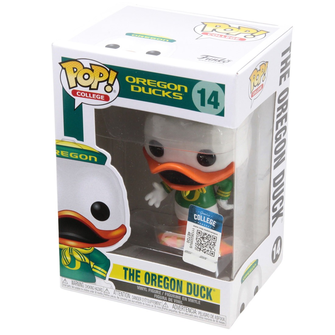 Funko POP College Mascots University Of Oregon - The Oregon Duck green