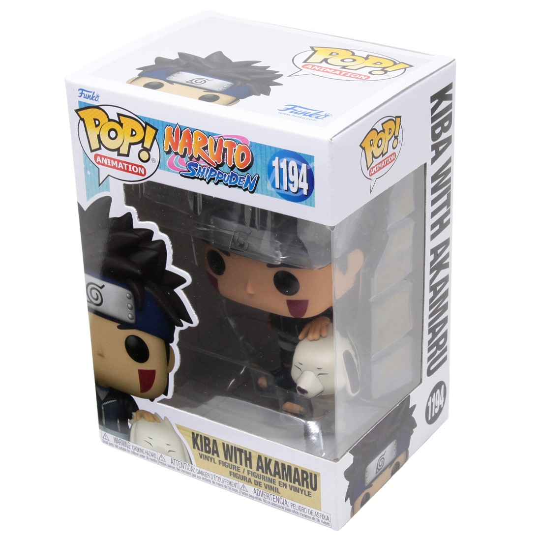 Funko POP Animation Naruto Shippuden - Kiba With Akamaru navy