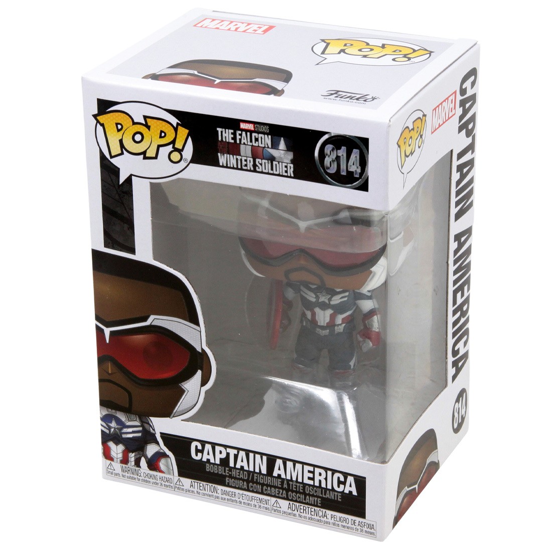 Funko POP Marvel The Falcon And The Winter Soldier - Captain America ...