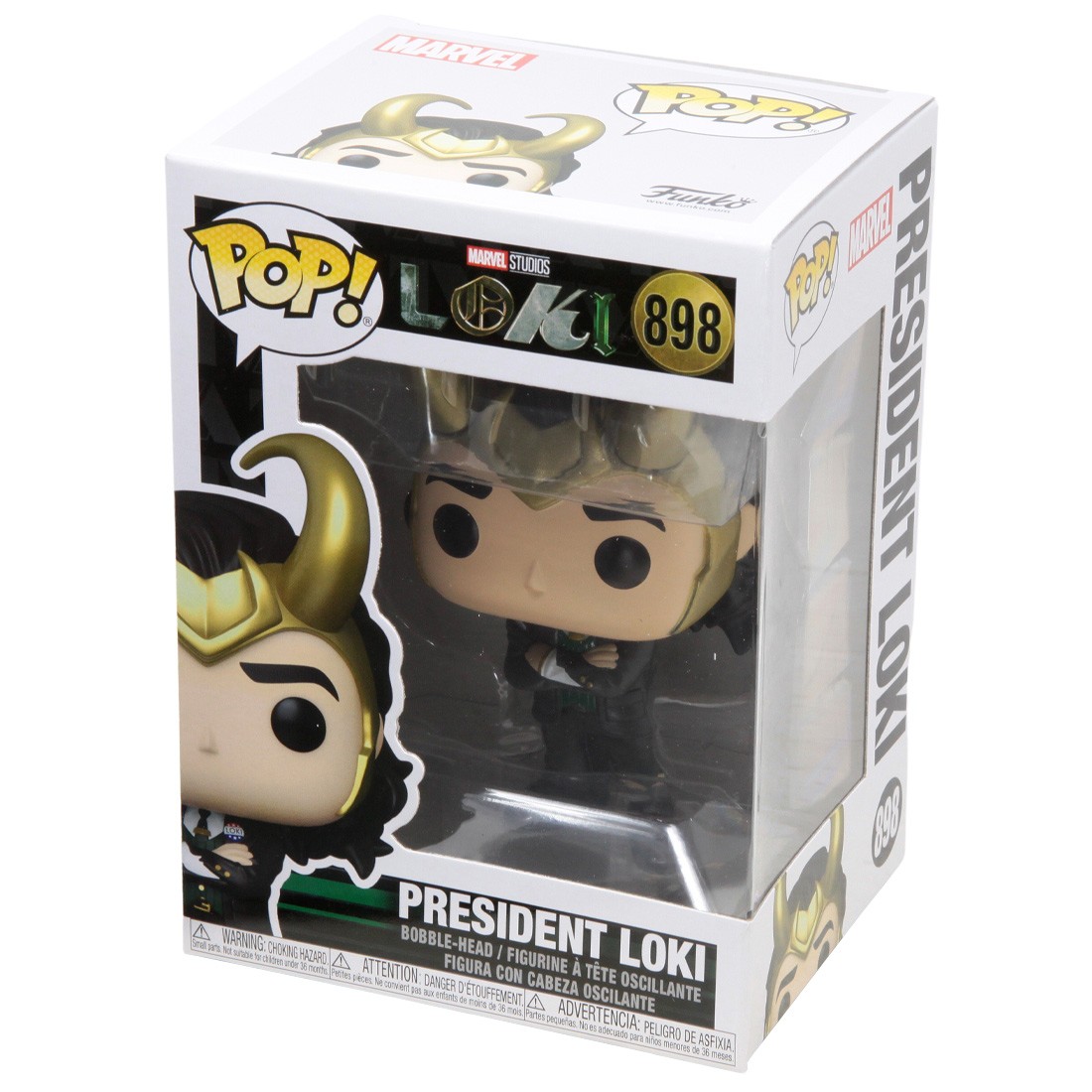 Funko POP Marvel Studios Loki - President Loki black