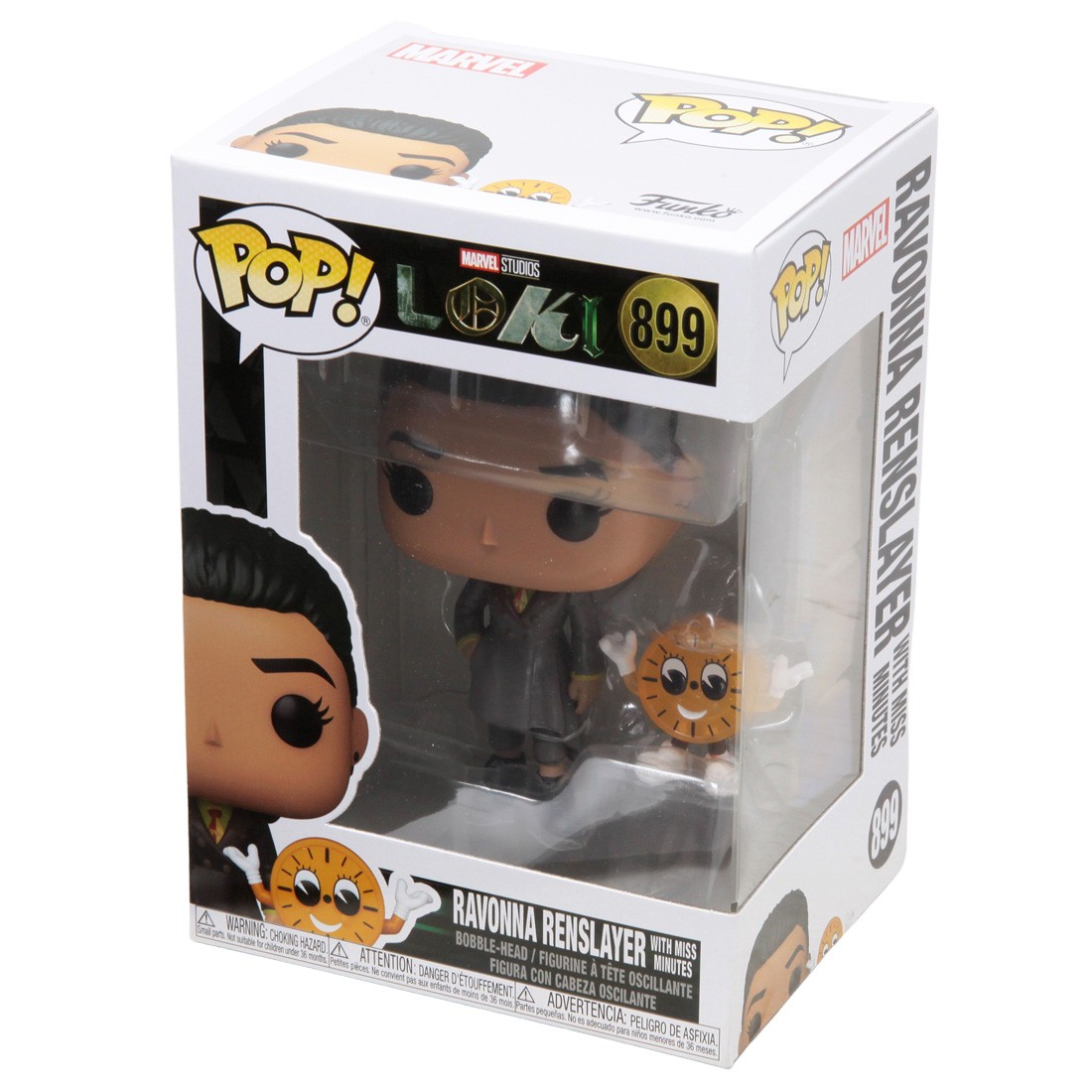 Funko POP Marvel Studios Loki - Ravonna Renslayer With Miss Minutes orange