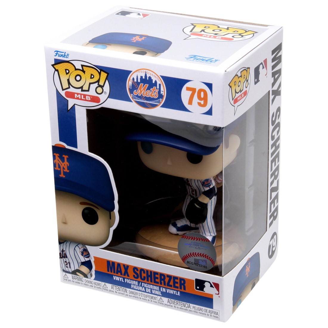 Funko POP MLB New York Mets - Max Scherzer Home Jersey white