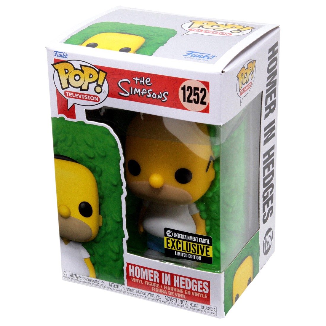Funko POP TV The Simpsons - Homer In Hedges Entertainment Earth ...
