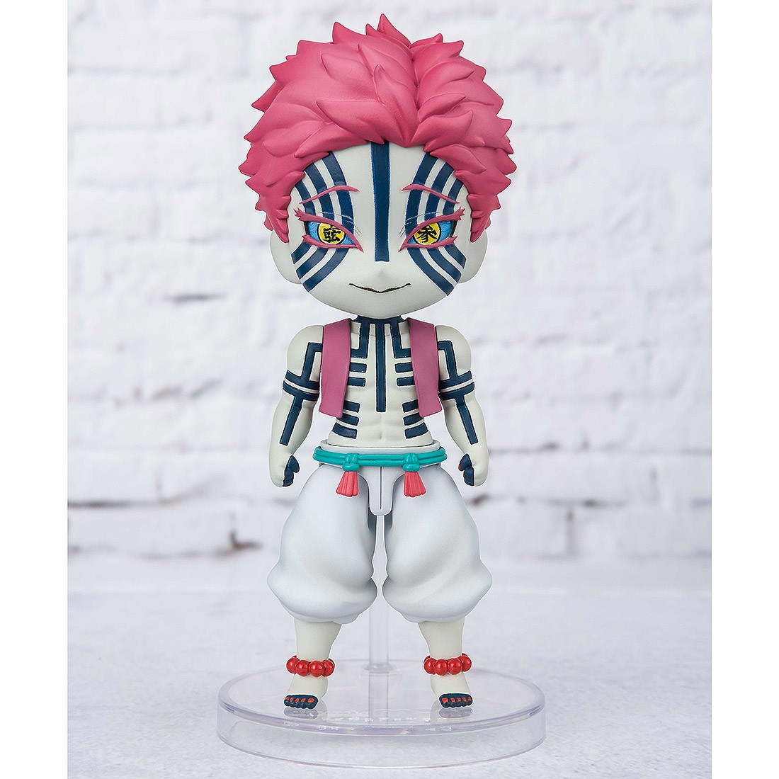 Bandai Figuarts Mini Demon Slayer Kimetsu no Yaiba Akaza Figure pink