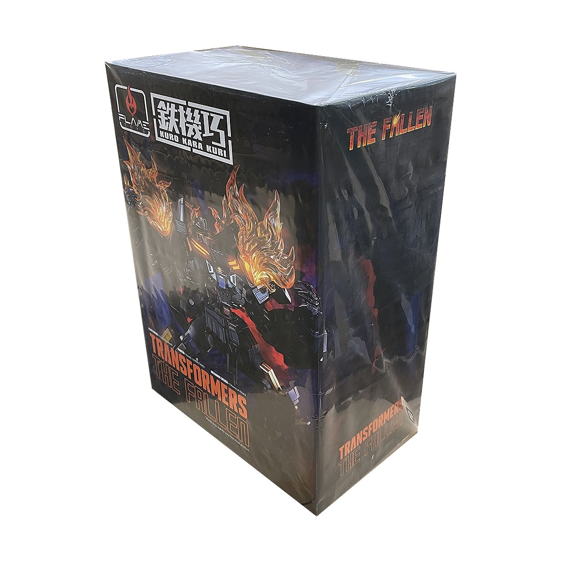 Flame Toys Kuro Kara Kuri Transformers The Fallen Figure black