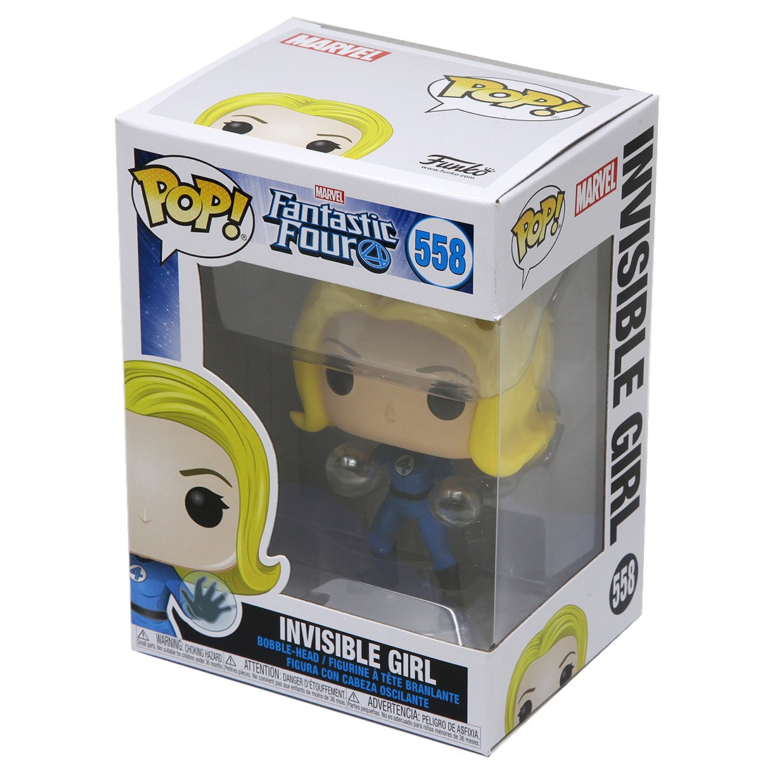 Funko POP Marvel Fantastic Four Invisible Girl blue