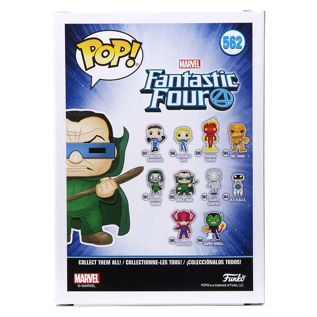 Funko POP Marvel Fantastic Four Mole Man green