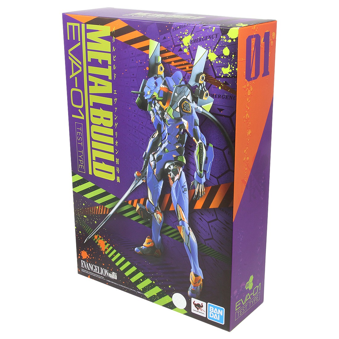 bandai metal build neon genesis evangelion eva 01 test type figure purple