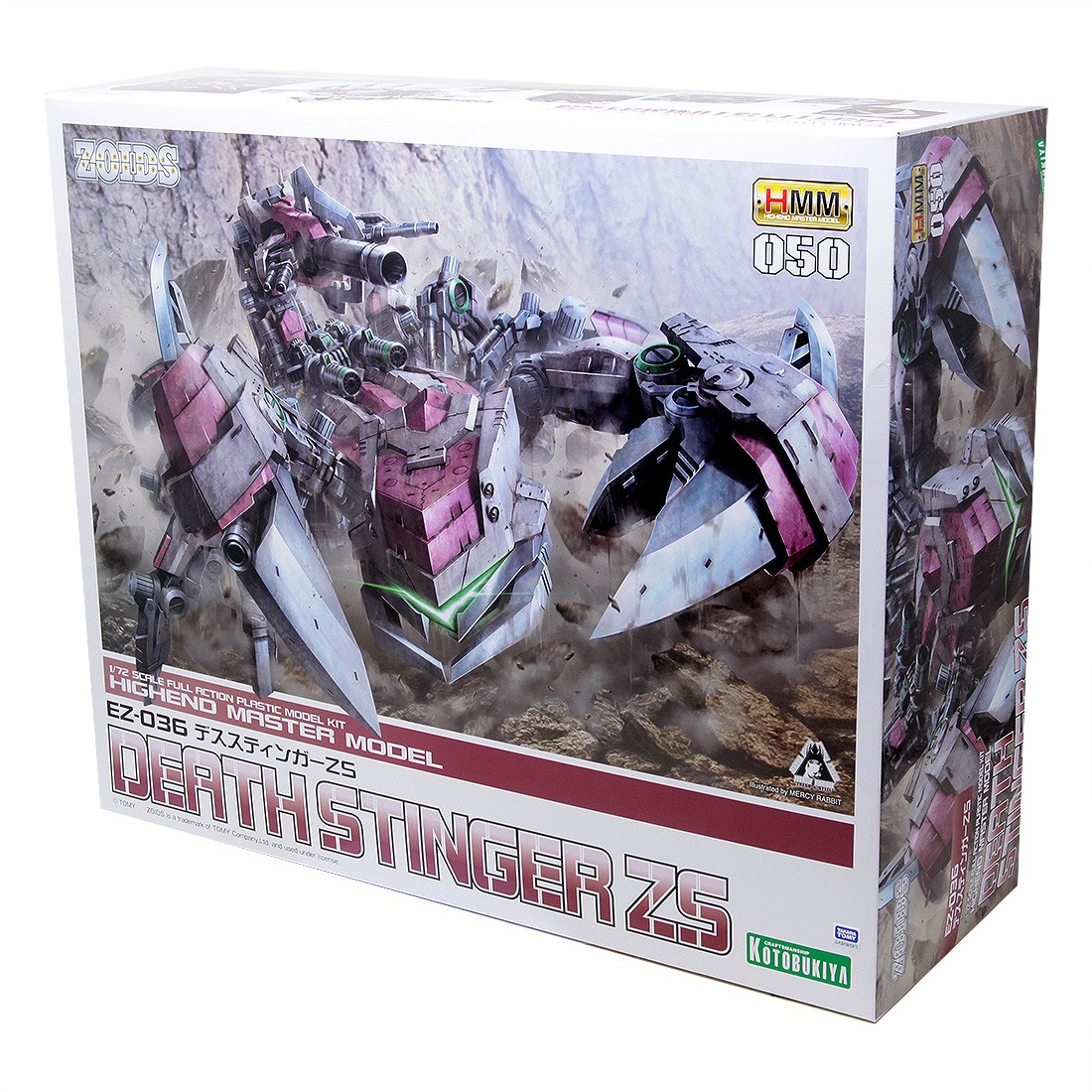 Kotobukiya Zoids RZ-036 Death Stinger ZS Plastic Model Kit red